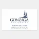Gonzaga University Logo with Church Steeples Rectangular Sticker | Zazzle