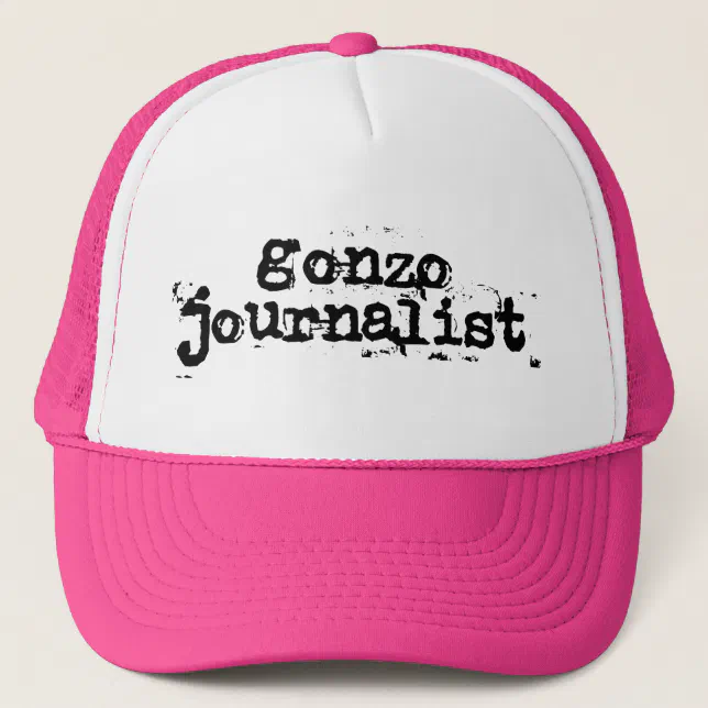 Gonzo Journalist Trucker Hat | Zazzle