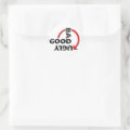 GOOD BAD UGLY Red arrow Classic Round Sticker | Zazzle