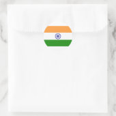 Good color Indian flag "Tiranga" Classic Round Sticker | Zazzle