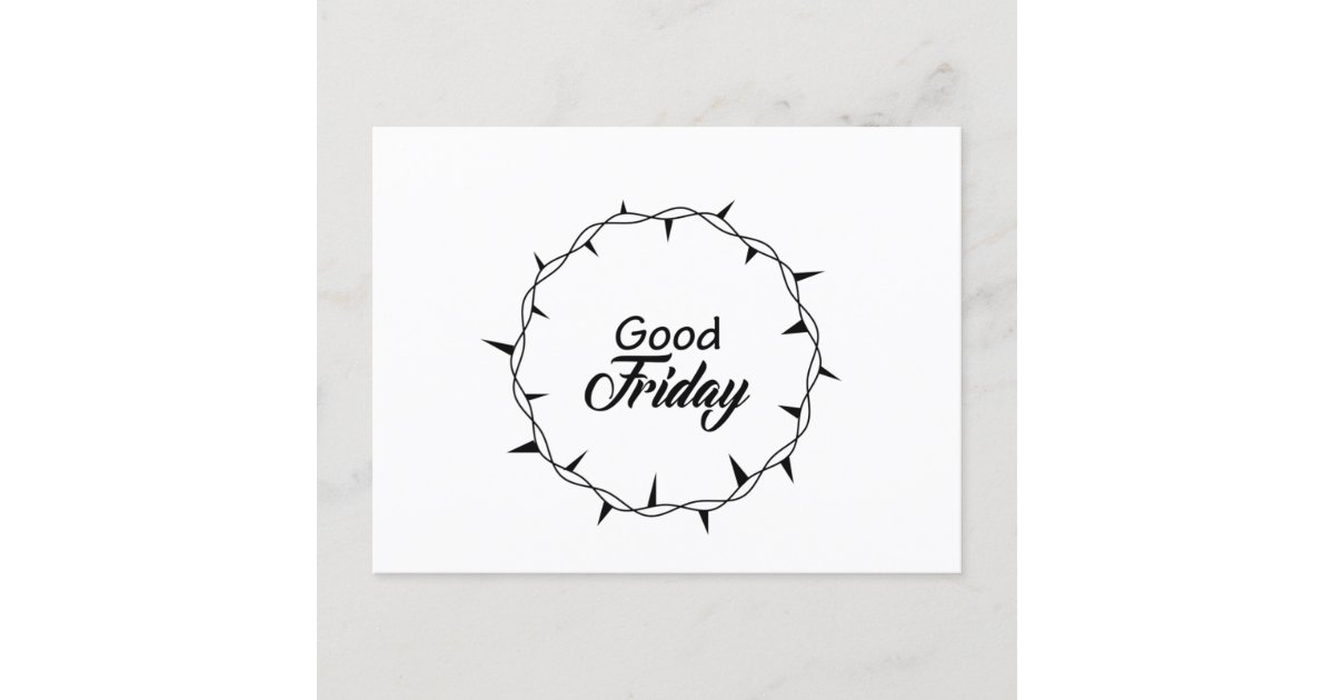 Good Friday Holiday Postcard | Zazzle