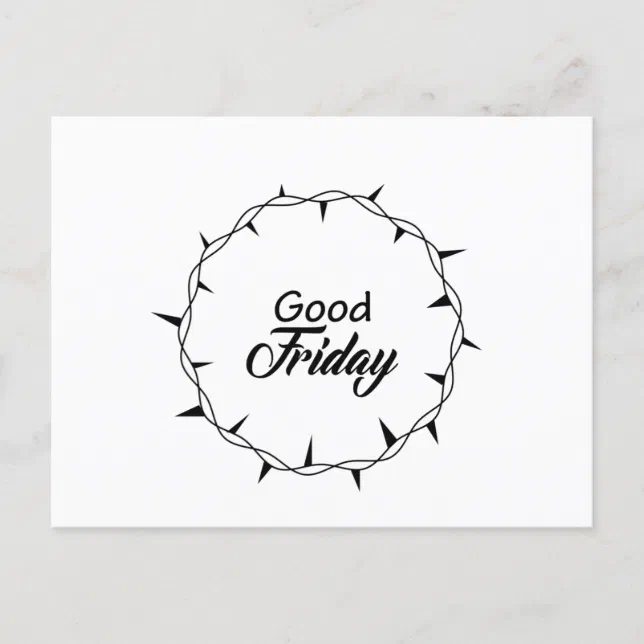 Good Friday Holiday Postcard | Zazzle