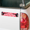Good guy gun bumper sticker | Zazzle
