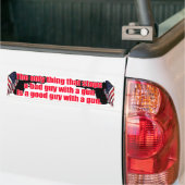 Good guy gun bumper sticker | Zazzle