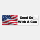 Good guy gun bumper sticker | Zazzle.com