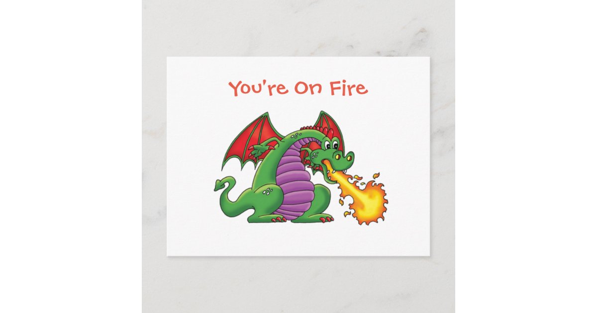 Good Job Dragon Postcard | Zazzle