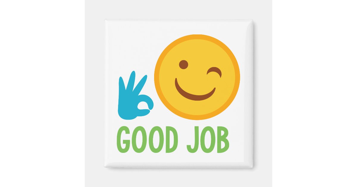 Good Job Emoji Magnet | Zazzle