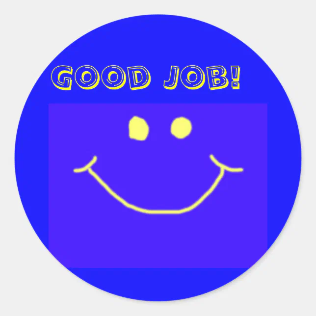 Good Job Sticker | Zazzle