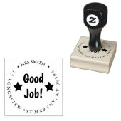 Good job teacher well done homework stamp | Zazzle