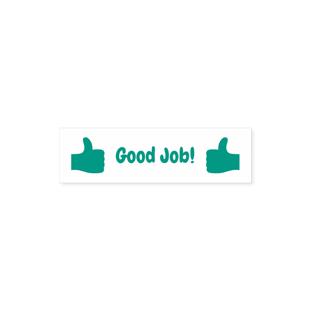 Good Job, Two Thumbs Up Self-inking Stamp | Zazzle