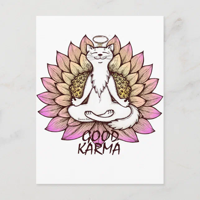 Good Karma Postcard | Zazzle