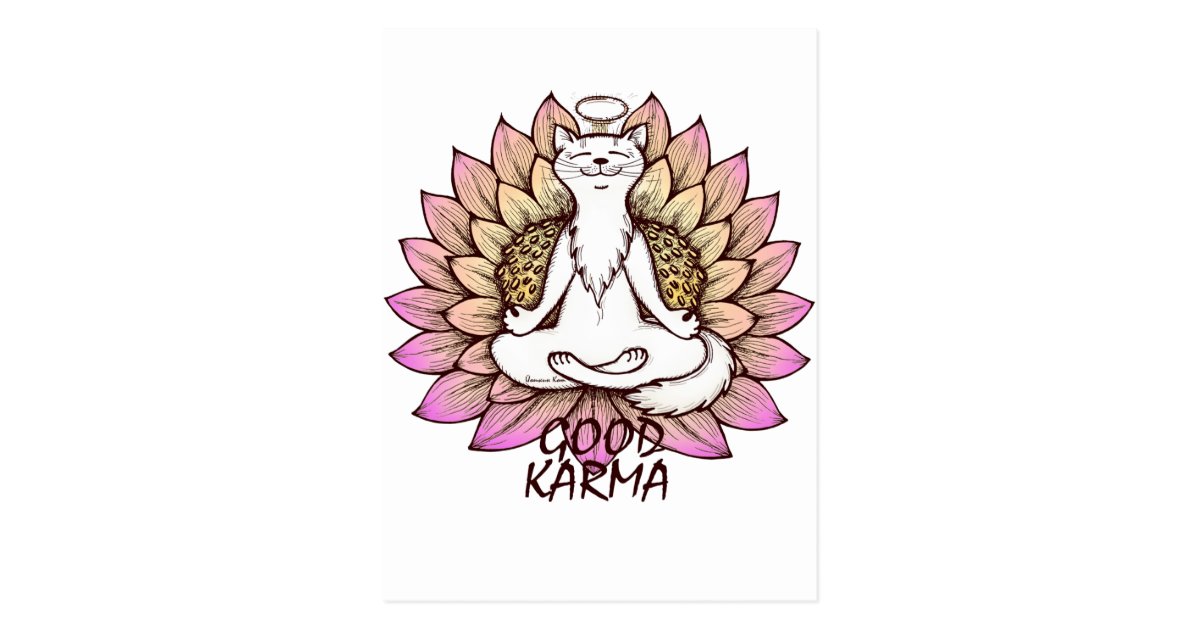 Good Karma Postcard | Zazzle.com