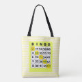 Good Luck BINGO Bag Yellow Striped | Zazzle