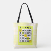 Good Luck BINGO Bag Yellow Striped | Zazzle