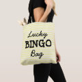 Good Luck BINGO Bag Yellow Striped | Zazzle
