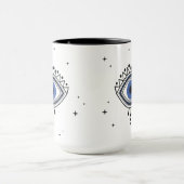 Good luck blue eye talisman magic witch symbol mug | Zazzle