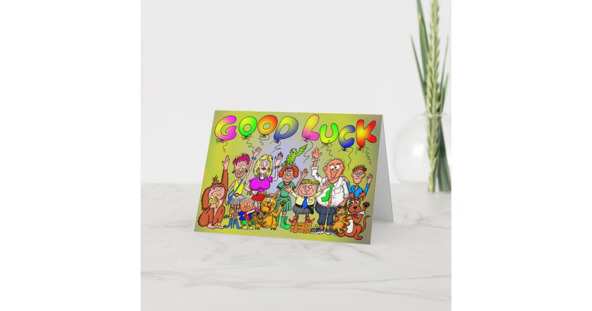Good Luck Card | Zazzle