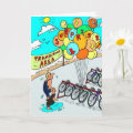 Good Luck Card for Triathlete - Triathlon Balloons | Zazzle