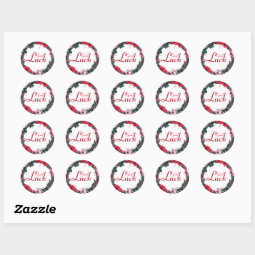 Good Luck Classic Round Sticker | Zazzle