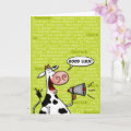 good luck cow card | Zazzle