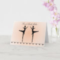 Good Luck Dancer Card | Zazzle