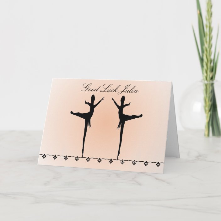 Good Luck Dancer Card | Zazzle.com