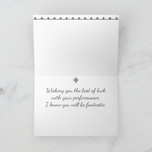 Good Luck Dancer Card | Zazzle