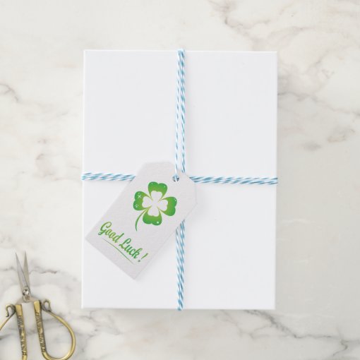 Good Luck Gift Tag | Zazzle