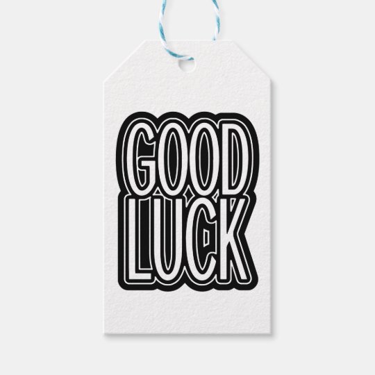 Good Luck Gift Tags | Zazzle.com