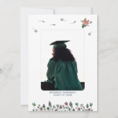 Good Luck Graduation Party Printable Photo Invitation | Zazzle