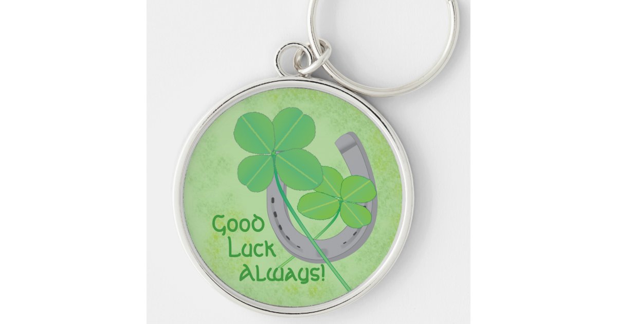 Good Luck Keychain | Zazzle