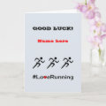 Good Luck personalized athlete Card | Zazzle
