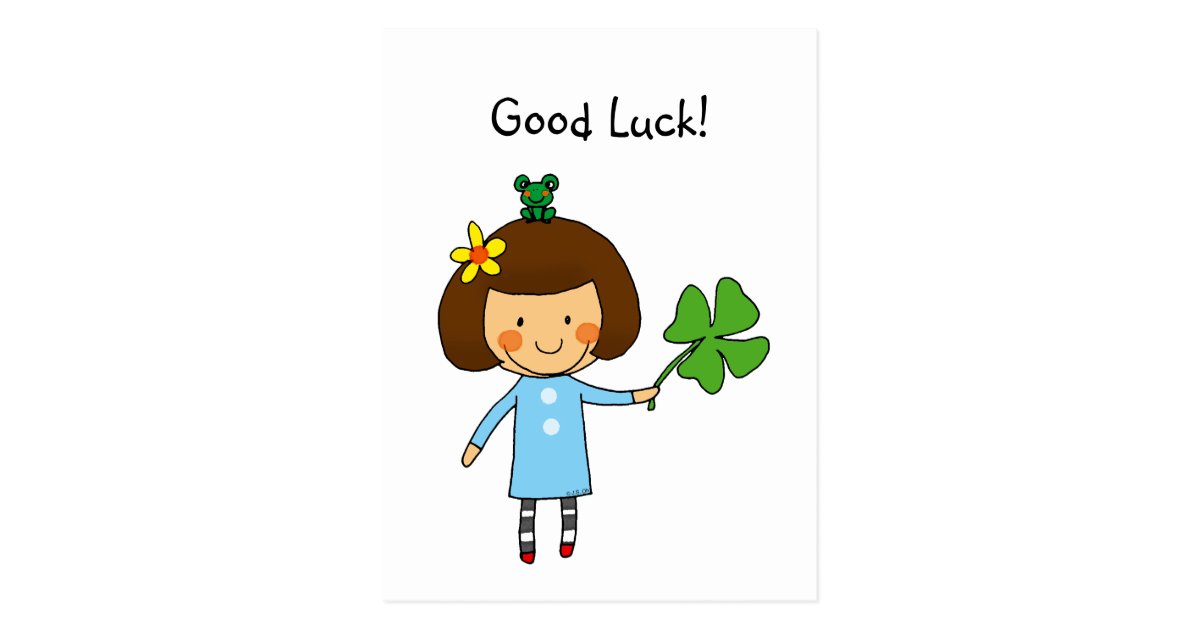 Good Luck Postcard | Zazzle.com