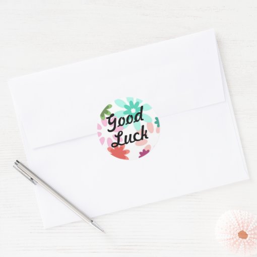 Good Luck sticker | Zazzle