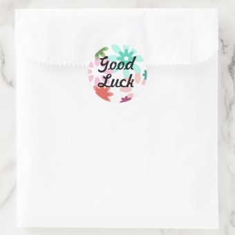 Good Luck sticker | Zazzle
