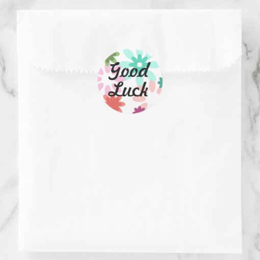Good Luck sticker | Zazzle