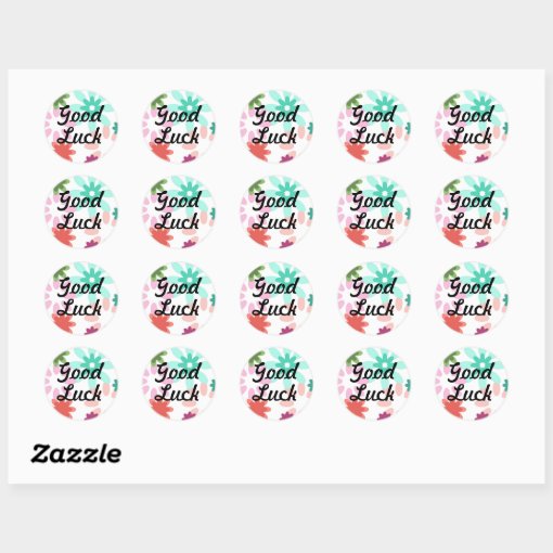 Good Luck sticker | Zazzle