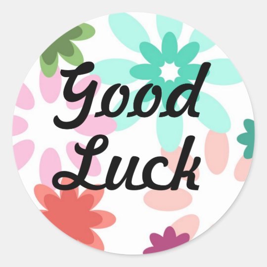 Good Luck sticker | Zazzle.com