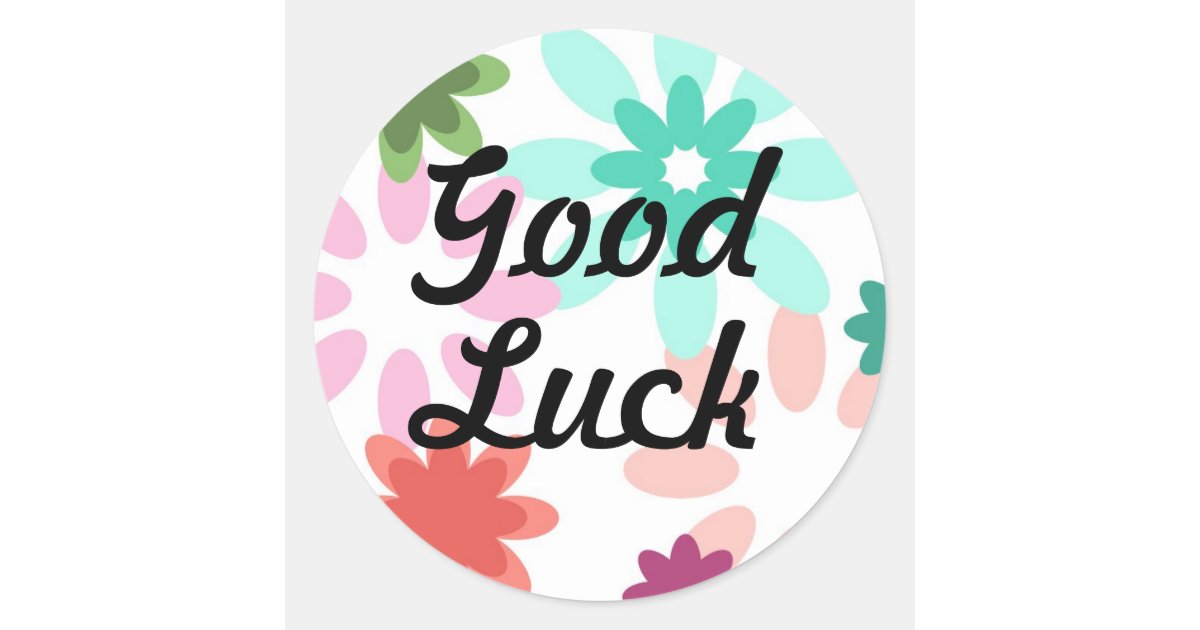 Good Luck sticker | Zazzle