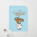 Good Luck Tiger Flat Holiday Card | Zazzle