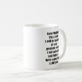 Good Morning from GOD Coffee Mug | Zazzle