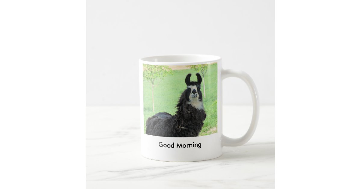 Good Morning Llama Mug | Zazzle