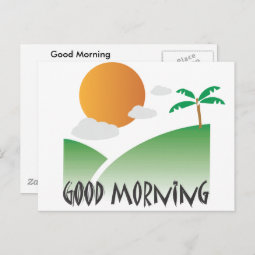 Good Morning Postcard | Zazzle