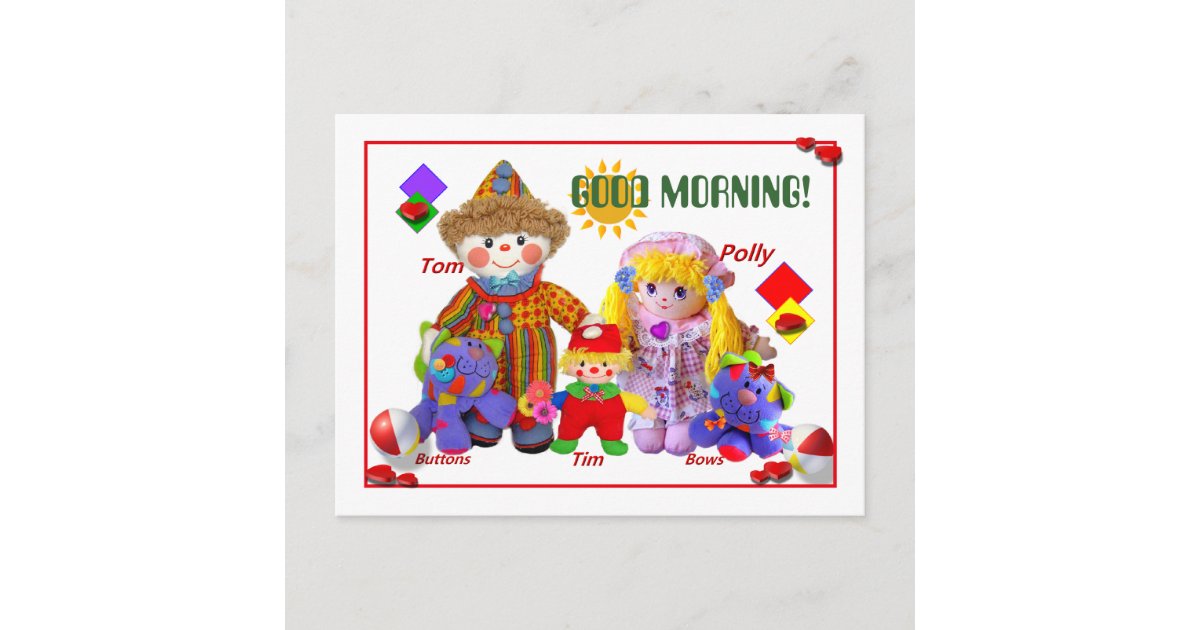 GOOD MORNING! Postcard | Zazzle