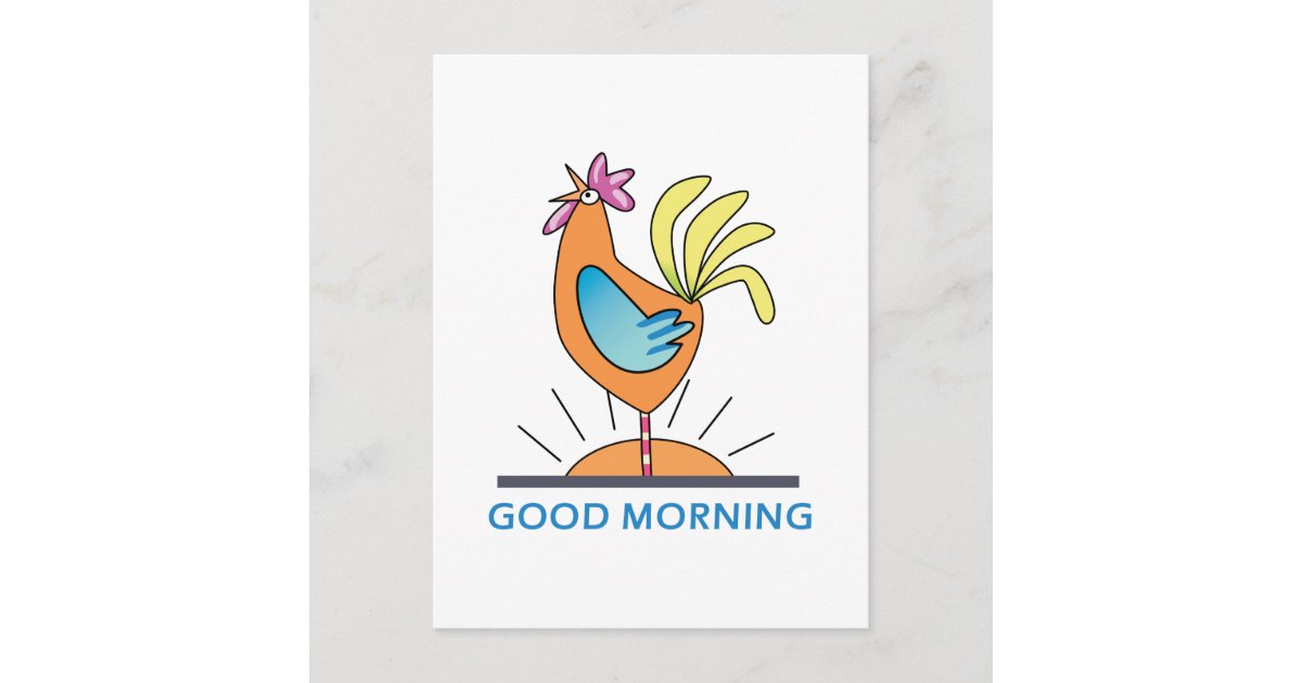 Good Morning Postcard | Zazzle