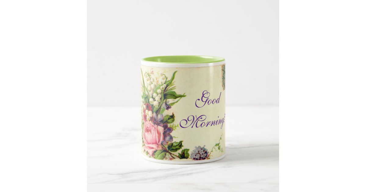 Good Morning Postcard Mug | Zazzle