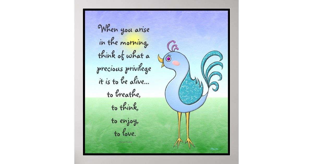 Good Morning! Poster | Zazzle