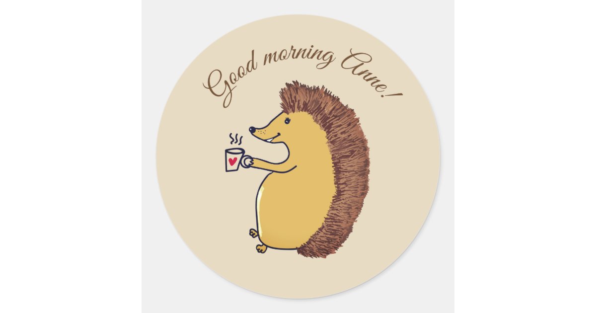 Good morning Sticker | Zazzle