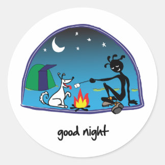 Good Night Stickers | Zazzle