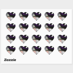 Good Night Heart Sticker | Zazzle